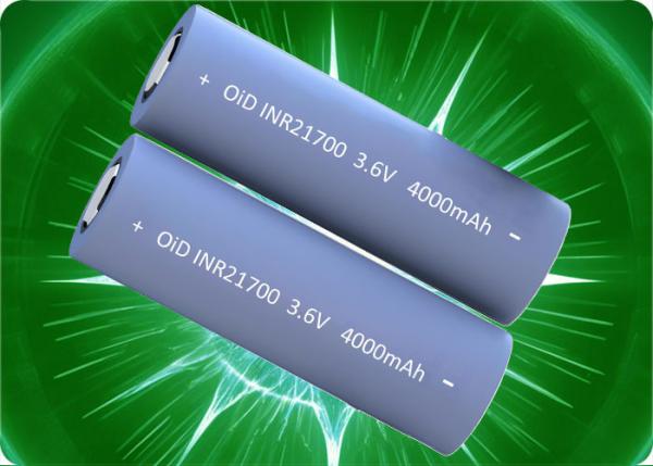 Quality 3C Discharge 21700 Battery 500 Cycles 3.6 V 4000mAh Battery Compact for sale