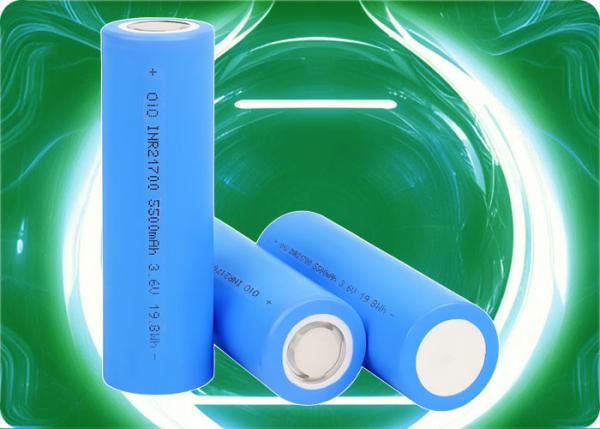Quality NMC 21700 Battery 5500mAh 3.6 V Li Ion Battery 11A Discharge 500 Cycles for sale