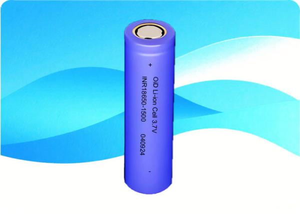 Quality Lightweight 18650 1500mAh Battery 500 Cycles 3.7 V Rechargeable Battery 20A for sale