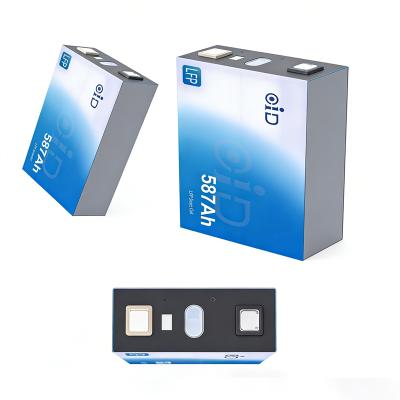 China OID 3.2V 587Ah LiFePO4 Battery Cell with 8000 Cycles and 0.5C Discharge for Solar ESS for sale
