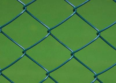 Cina verde del PVC Diamond Mesh Fencing Roll Galvanized Dark di 12.7mm 15.9mm in vendita