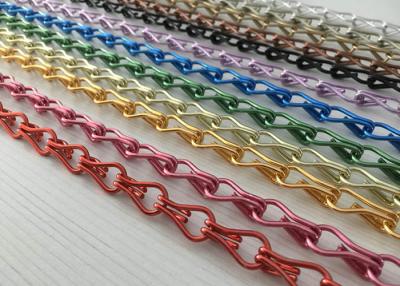 China Chain link curtain, also named as chain fly screen or hook chain curtain, anodized aluminum material for sale