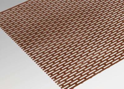 China Slotted Hole Perforated Metal Sheet Offer An Efficient Way To Filter, Grades Liquids And Solids For Food Industries for sale