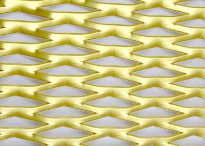 China Powder Coated Aluminium Expanded Metal Mesh For Building Cladding Facade for sale