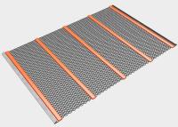 China Triangle Self-Cleaning Mining Screen Mesh 1.2-5mm Wire Diameter with PU Support Strip for sale