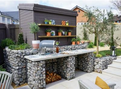 China Unique Design Creates Garden Gabion Baskets For Decorative Additions To Gardens Parking Lots for sale