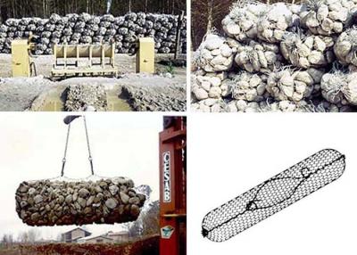 China Gabion Sack - Corrosion Resistance Cylindrical Stone Bag for sale