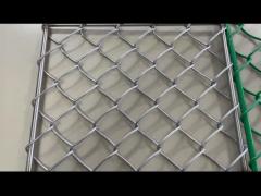 Cercas de ligação de cadeia galvanizadas de 4 mm de diâmetro resistentes à corrosão