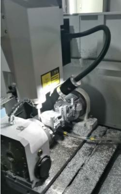 China Potente 220V / 50Hz de aço inoxidável Máquina de desbraçamento CNC Peça de trabalho Tamanho 200x200mm à venda