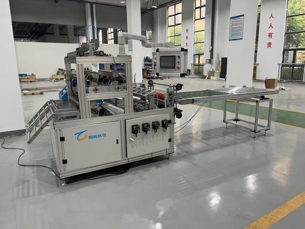 Hoog efficiënte luchtfilter pleatmachine 100pcs/min - 150pcs/min Met een lamineerproductielijn