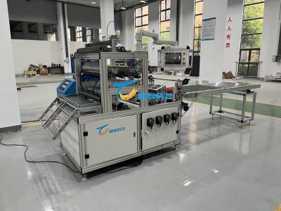China 225V HEPA Filter Pleating Machine Automatic Pleating And Gluing Machine Commercial for sale
