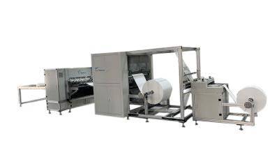 China Máquina de dobrar papel de filtro para automóveis Máquina de dobrar papel totalmente automática 60KW à venda