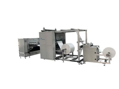China Fully Automatic Servo Glass Fiber Line Pleated Paper Machine Production Line Glue-free Glass Fiber Filter Element for sale
