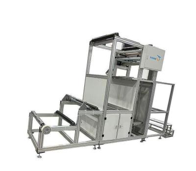 China Volledig automatische papier pleatmachine met afschermingen Effectieve breedte 1100m Te koop