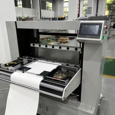China Full Automatic Servo Knife Type Paper Pleating Production Line for sale