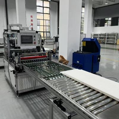 China 20mm Adjustable Air Filter Production Line Automatic PP Gluing Machine for sale