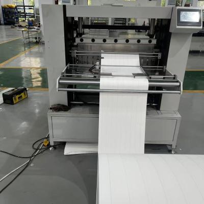 China Industrial Paper Folding Machine With Servo Motor For Filter Paper for sale