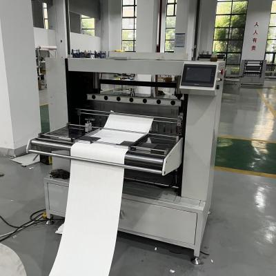 China Full Automation Knife Paper Pleating Machine Adjustable Speed for sale