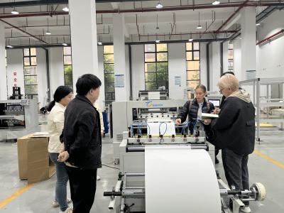 China High Quality CNC Pleating & Slitting Paper Folding Machine Full-Automatic Production Line with Knife Type Grade Automatic for sale