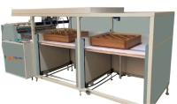 China Paper Frame Filter Setting And Gluing Machine for sale