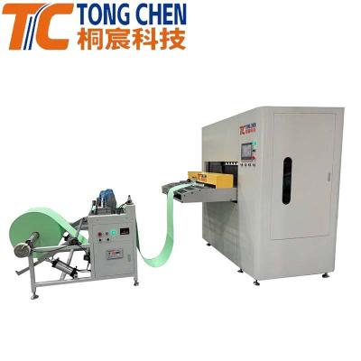 China Performance-Optimized Large Pleating Height Full-auto Knife Type Filter Material Pleating Machine for Automotive Industry for sale