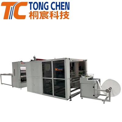 China High-Efficiency and Full-auto Fiberglass Filter Material Pleating Machine for Sustainable HEPA Filter Production Processes for sale