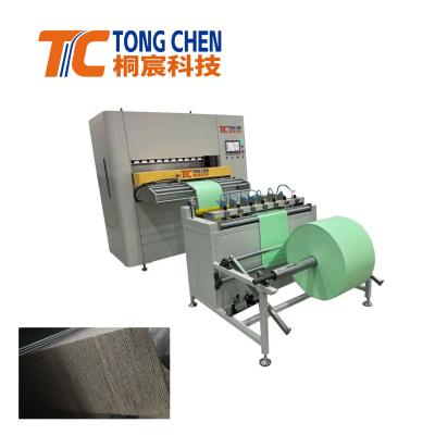 China High Speed 300mm Servo Pleater Automatic Textile Folding Machine for Industrial Filtration Production for sale