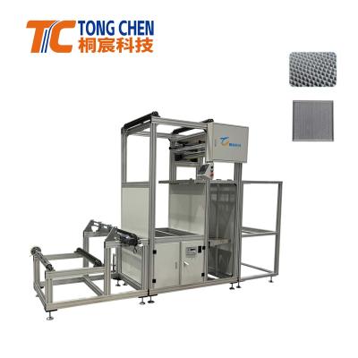 China Separate HEPA Glass Fiber Pleating Machine High Precision Efficient Automatic Filter Media Folding Equipment for sale
