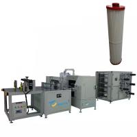China Auto-Feeding Multi-layer Material Pleating Production Line for Industrial Filter Elements for sale