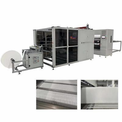 China 300mmPleating Height High Temperature No-Partition Fiberglass Hepa Filter Pleating Machine Production for sale