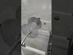 Primary-effect wire mesh and silk floss laminating machine