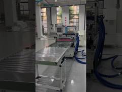 Touch Screen Filter Manufacturing Machines 1000ml/min Pleating And Gluing Machine Automatic