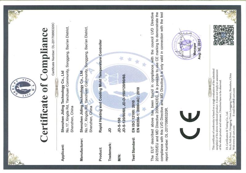 CE - Shenzhen JiDing Technology Co., Ltd