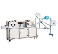 China Automatic Ear Loop Face Mask Making Machine 380V 50-100pcs/min PLC Control for sale