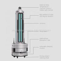 China UV Disinfection Robot with Body Temperature Camera 270μW/cm² 1000m² Coverage for sale