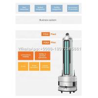 China UV Disinfection Robot with Body Temperature Camera 270μW/cm² 1000m² Coverage for sale
