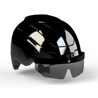 China Smart Temperature Measuring Helmet with Face Recognition and Infrared Thermal Imaging 2MP for sale
