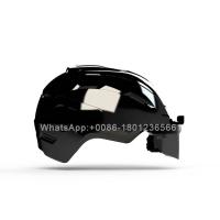 China Smart Temperature Measuring Helmet with Face Recognition and Infrared Thermal Imaging 2MP for sale