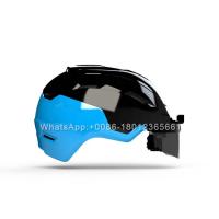 China Smart Temperature Measuring Helmet with Face Recognition and Infrared Thermal Imaging 2MP for sale