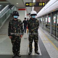 China Police Temperature Detection AI Helmet with Thermal Imaging 1920x1080 6500mAh for sale