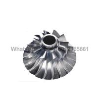 China 5 Axis Precision CNC Milling Titanium Aluminum Compressor Wheel Impeller 200mm for sale