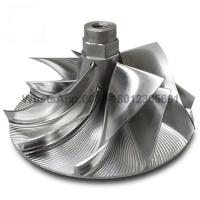 China 5 Axis Precision CNC Milling Titanium Aluminum Compressor Wheel Impeller 200mm for sale