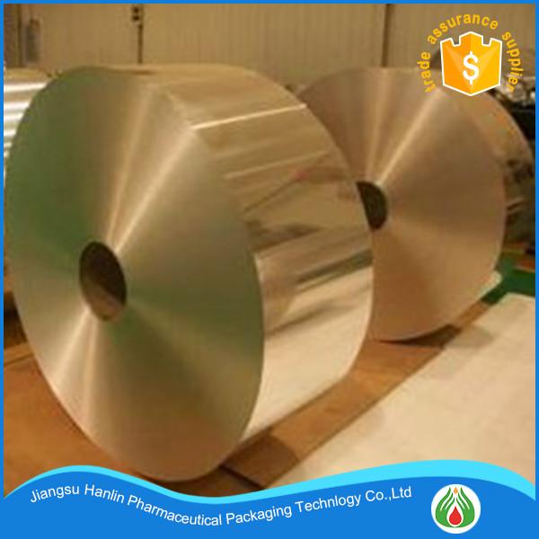 Quality gold aluminum foil roll PTP aluminum foil for medical packing in China for sale