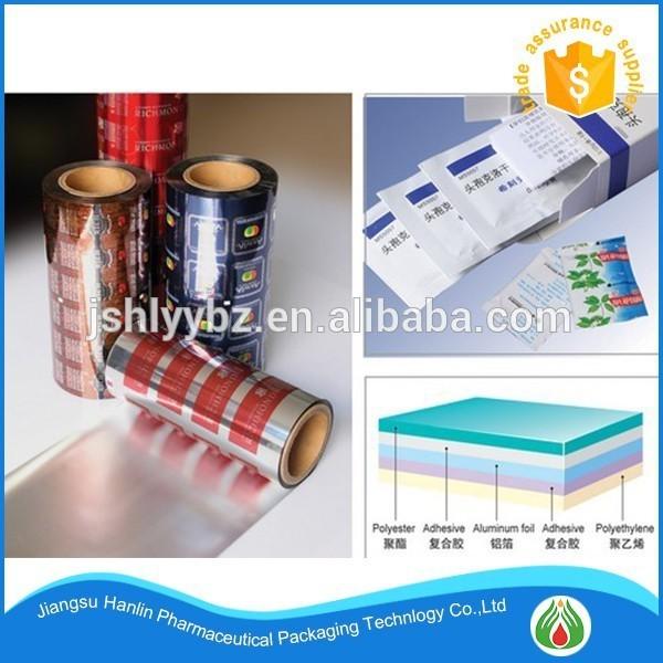 Quality pharmaceutical use and laminated plastic roll film for flexible packaging for sale