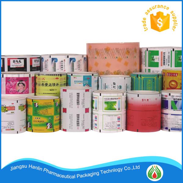 Quality PET/AL/PE bag film for packaging machine aluminum foil laminated sachet roll film for sale