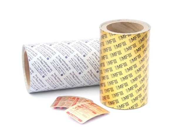 Quality O/H18 Temper OP/AL/VC structure aluminum foil roll for pills capsules tablets for sale