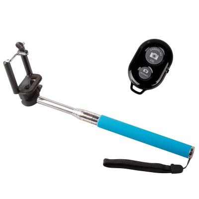China Portable Selfie Stick W / O Samsung Glaxy Mobile phone Bluetooth remote shutter Monopod for sale