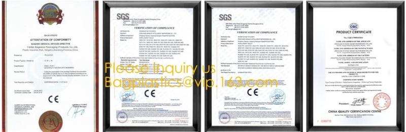 ATTESTATION OF CONFORMITY - YANTAI BAGEASE RECYCLABLE PACKAGING PRODUCTS CO.,LTD.