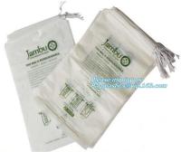 China corn starch biodegradable compostable eco friendly drawstring laundry bag, eco friendly biodegradable compostable laundr for sale