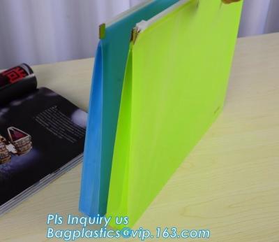 China A5 A4 SIZE PU document bag file bag holer mesh bag pouch with zipper, waterproof fiber mesh a4 size zipper file folder for sale